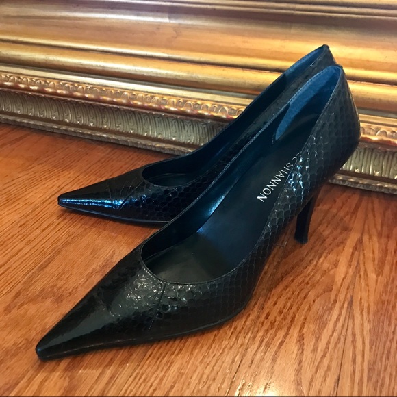 Michael Shannon | Shoes | Michael Shannon Danyele Leather Point Heel ...